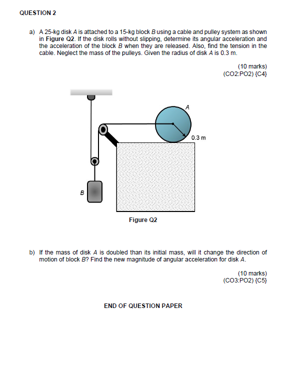 Solved a) At a given instant, wheel OA with 0.3 m radius is | Chegg.com