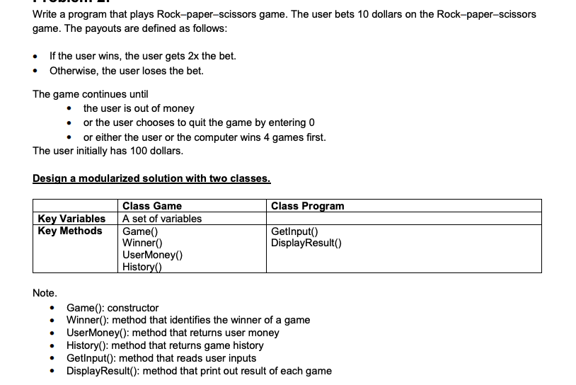 Write A C Sharp Program That Plays 