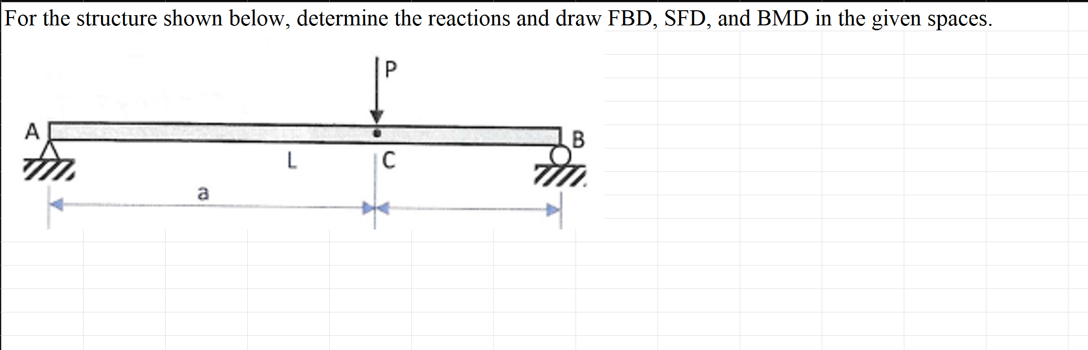 Solved For the structure shown below, determine the | Chegg.com