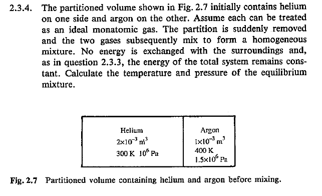 Solved 2.3.4. The partitioned volume shown in Fig. 2.7 | Chegg.com