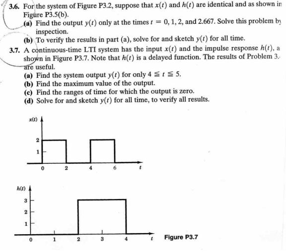 Solved 3.6. ﻿For the system of Figure P3.2, ﻿suppose that | Chegg.com