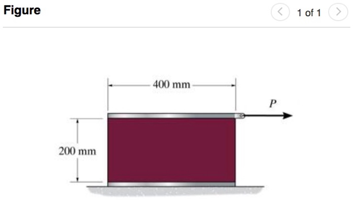 Solved Review An acetal polymer block is fixed to the rigid | Chegg.com