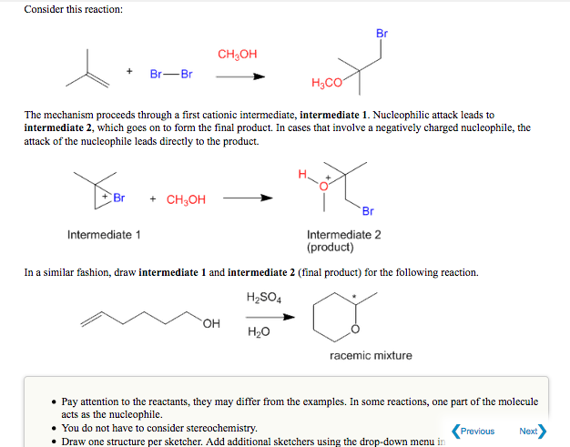 Solved Consider this reaction: CH3OH + BrBr The mechanism | Chegg.com