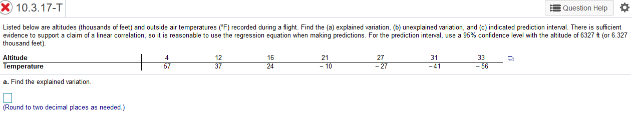 Solved b. Find the unexplained variation. (Round to five | Chegg.com