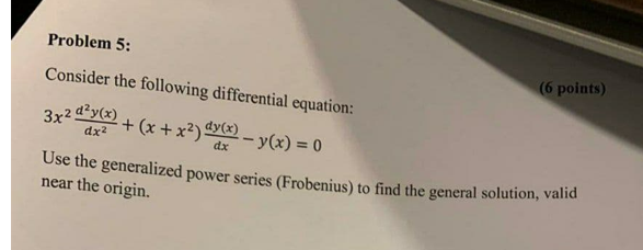 Solved Problem 5: (6 points) 3x2 Consider the following | Chegg.com