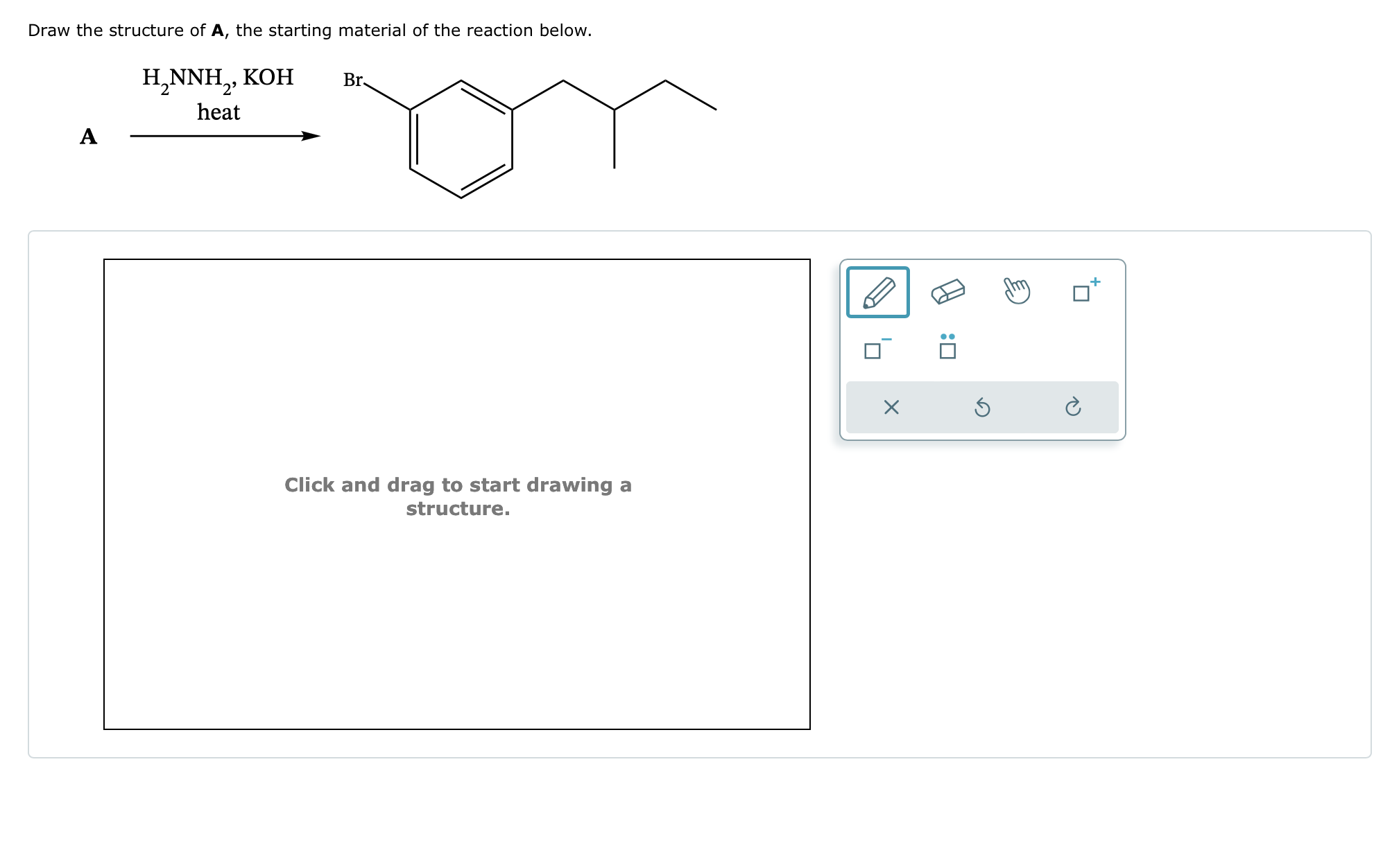 Solved Draw the structure of A, ﻿the starting material of | Chegg.com