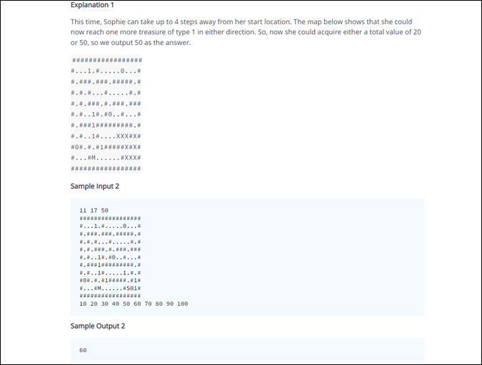Solved Write a code in python Sophie is on a mission to raid | Chegg.com