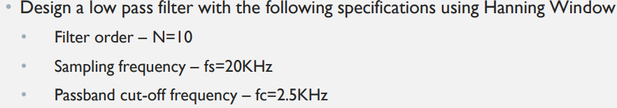 Solved Design a low pass filter with the following | Chegg.com