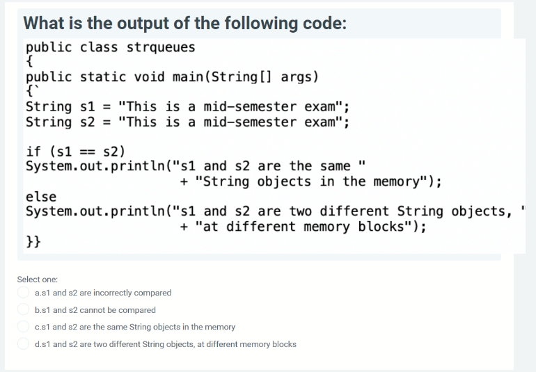 Solved Which of the following is false? Select one: a. The | Chegg.com