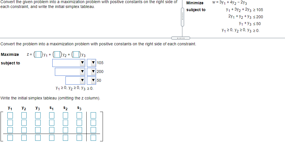 Solved Minimize Convert the given problem into a | Chegg.com