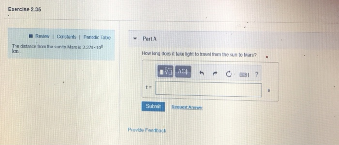 Solved Exercise 2.35 Review l Constants Periodic Table PartA | Chegg.com Solved Exercise 2.35 Review l Constants Periodic Table PartA | Chegg.com