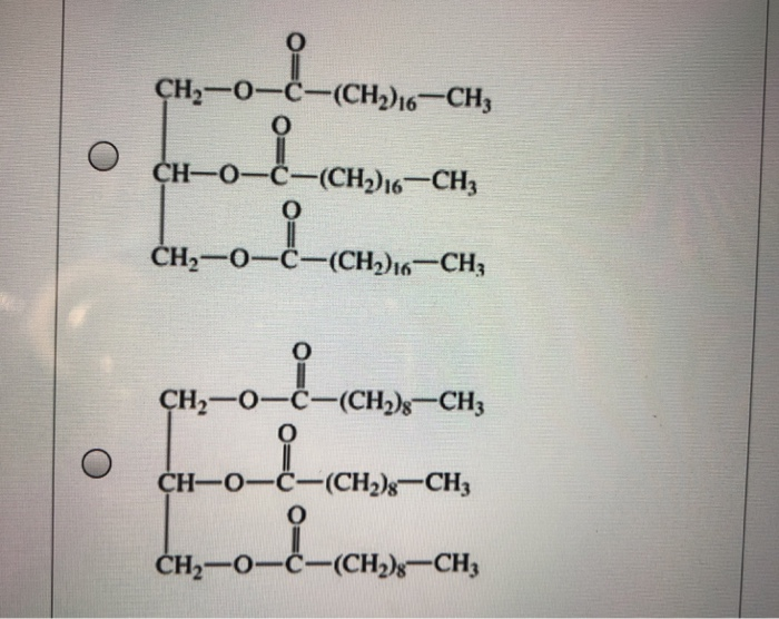 Solved choose the condensed structural formula for a mixed | Chegg.com