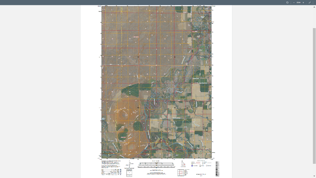 How much topographic relief is present on the map? | Chegg.com