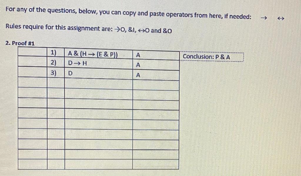 Solved The Topic is Logic Conjunctions and Biconditionals In | Chegg.com