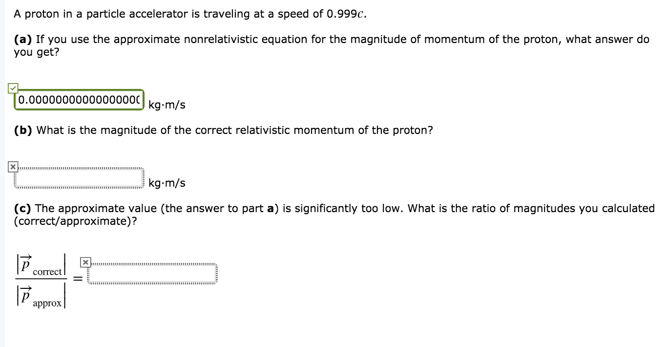 Solved A proton in a particle accelerator is traveling at a | Chegg.com