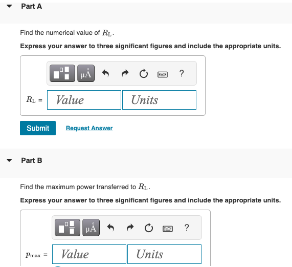 Solved The variable resistor RL in the circuit in । adjusted | Chegg.com