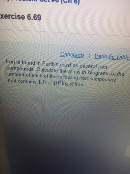 Iron is found in earth crust as a several iron | Chegg.com Iron is found in earth crust as a several iron | Chegg.com
