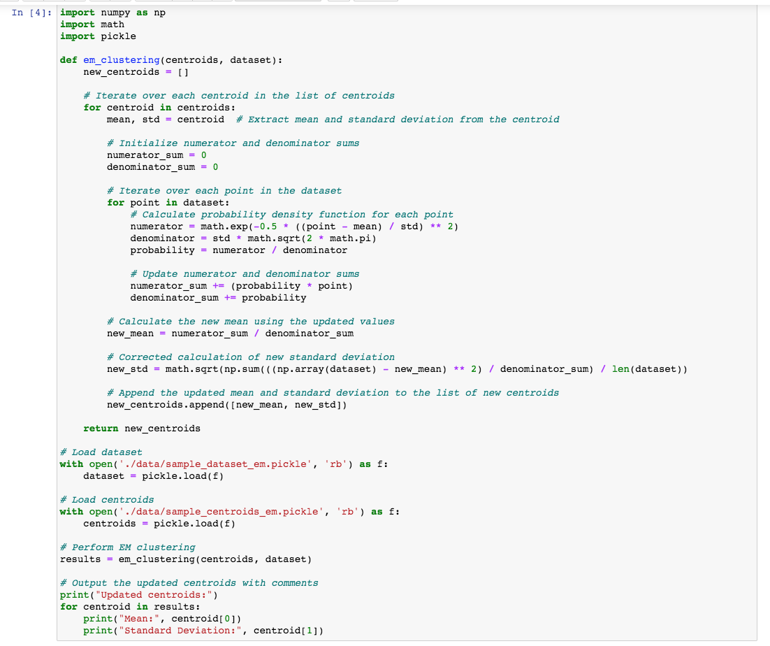 Solved [10 points] Problem 2 - Clustering using EM Method A | Chegg.com