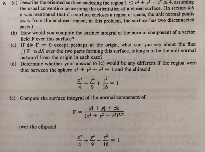 Solved (a) Describe the oriented surface enclosing the | Chegg.com