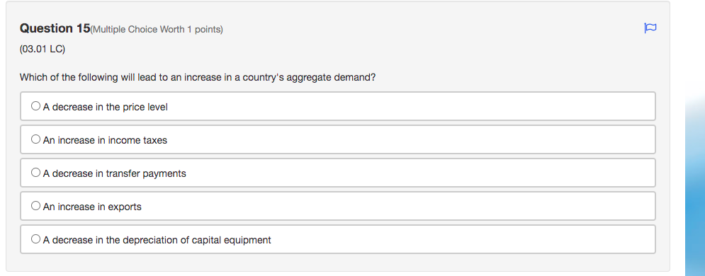 Solved Question 17(Multiple Choice Worth 1 points) B (02.04 | Chegg.com
