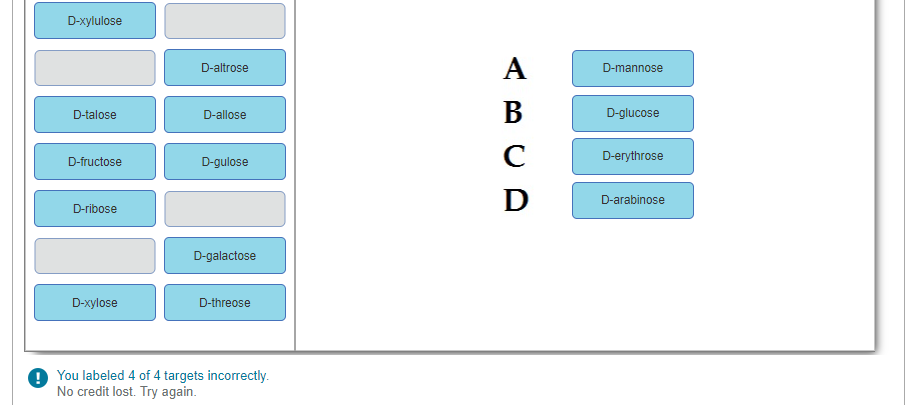 Solved Aldohexoses A and B are formed from aldopentose C via | Chegg.com