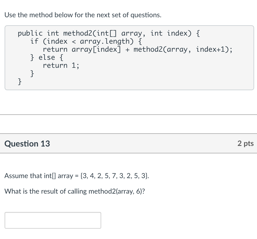 Solved Question 4 1 pts An iterative solution can always be | Chegg.com