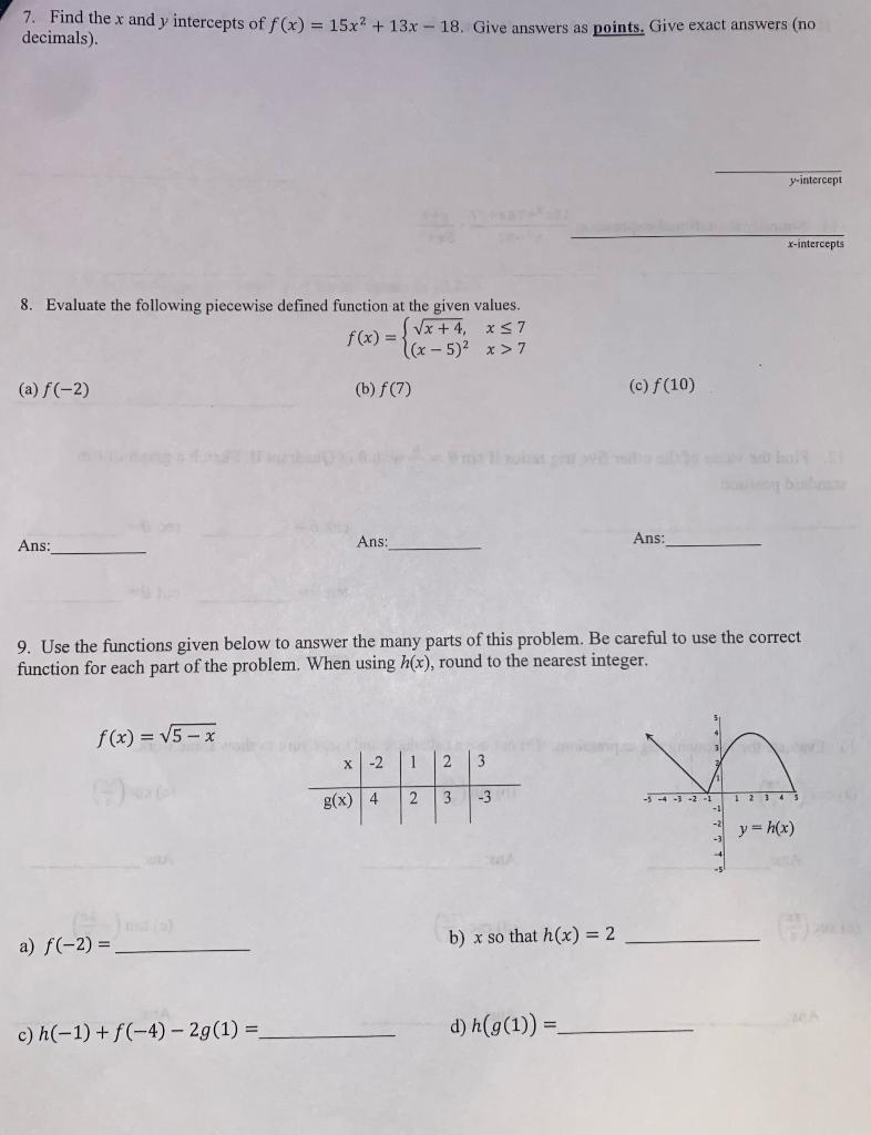 Solved please help me with my homework, I need work to be | Chegg.com