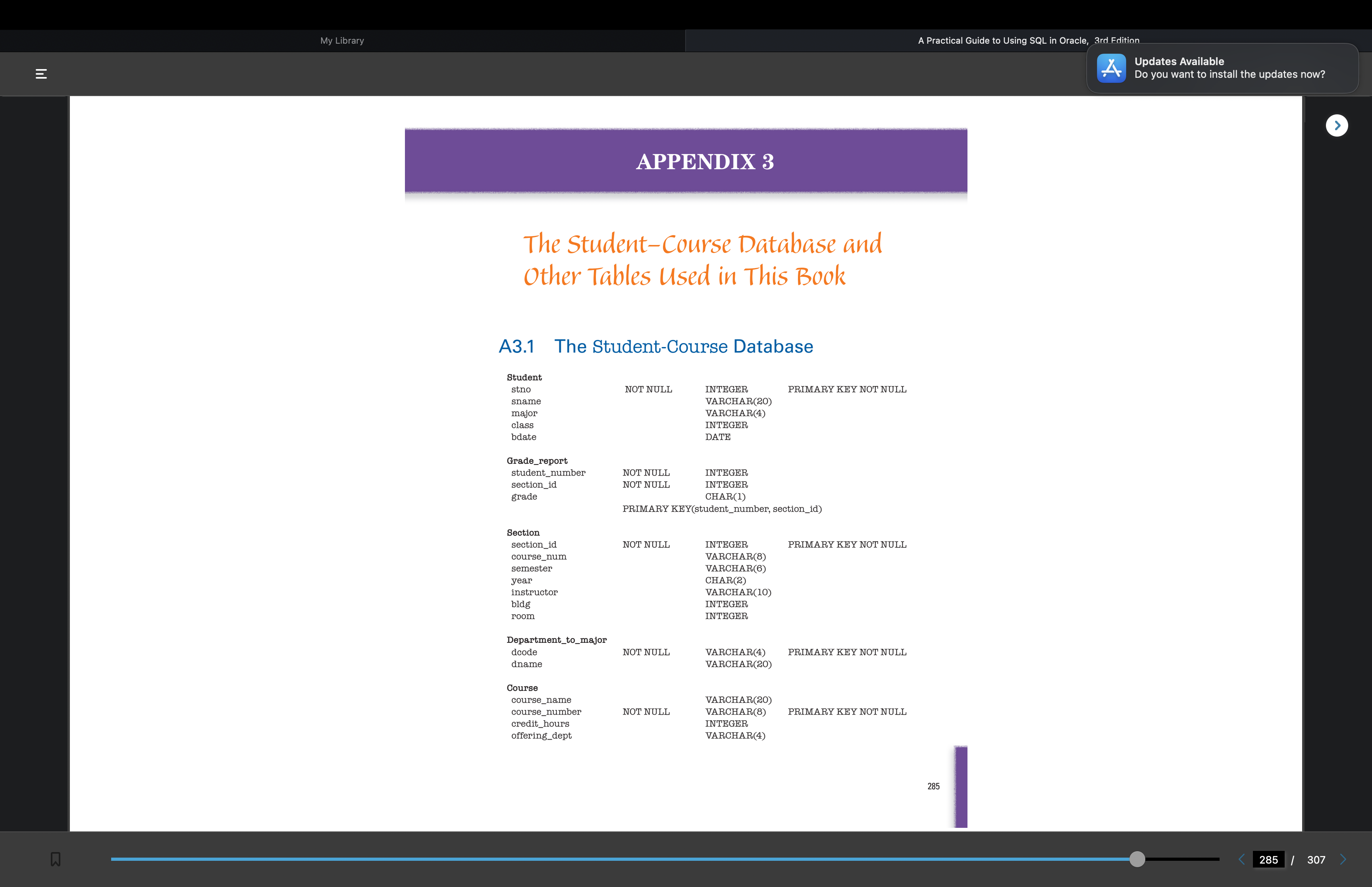 Solved This this the student-course database that has to be | Chegg.com