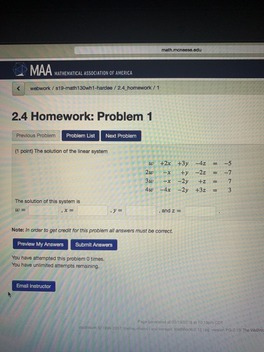 Solved math.mcneese.edu MAA MATHEMATICAL ASSOCIATION OF | Chegg.com