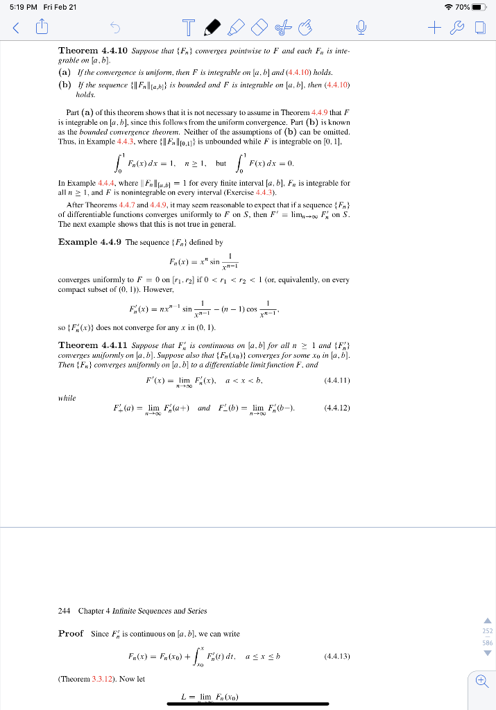 Solved 15. Prove (without using Theorem 4.4.10): If each Fn | Chegg.com