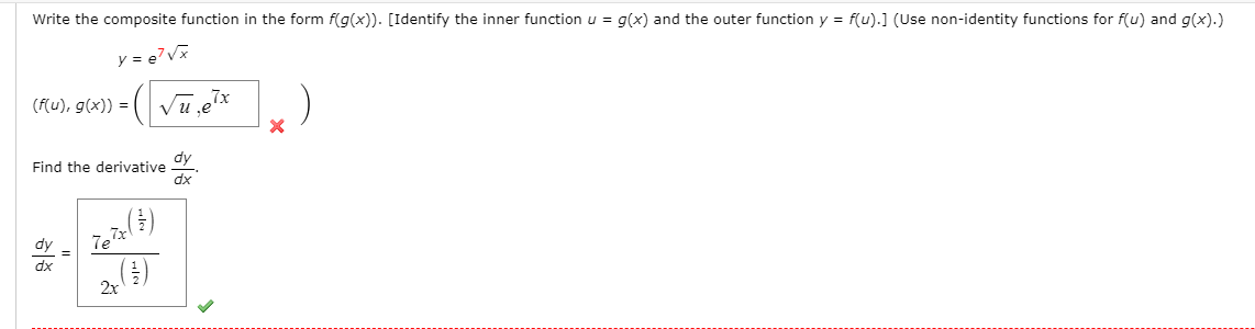 Solved Write the composite function in the form f(g(x)). | Chegg.com