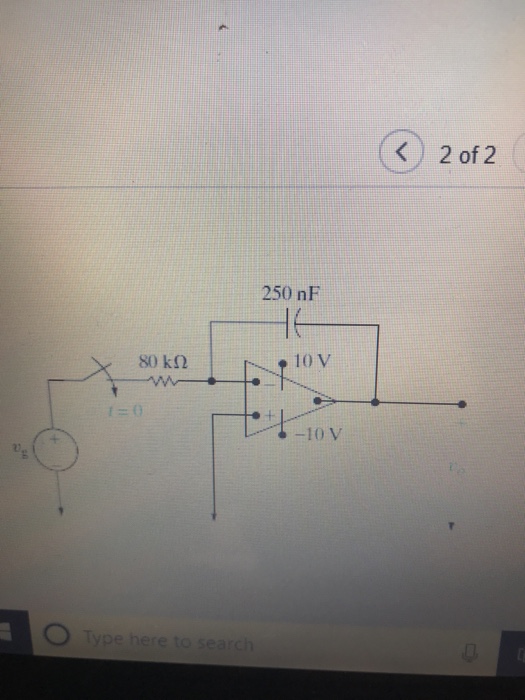 Solved Problem 7.92 PSpice]Multisim The voltage pulse shown | Chegg.com