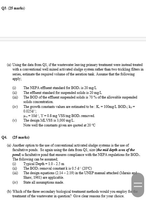 Solved Q1. (25 marks) (a) Determine the concentration of the | Chegg.com
