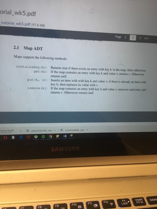Solved Week 5: Implementing a Map Using a Sorted implement a | Chegg.com