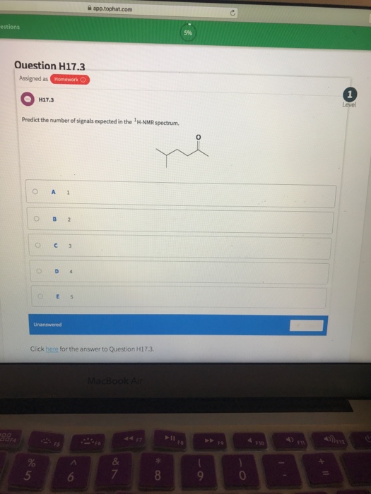 Solved Predict the number of signals expected in the ^1 | Chegg.com