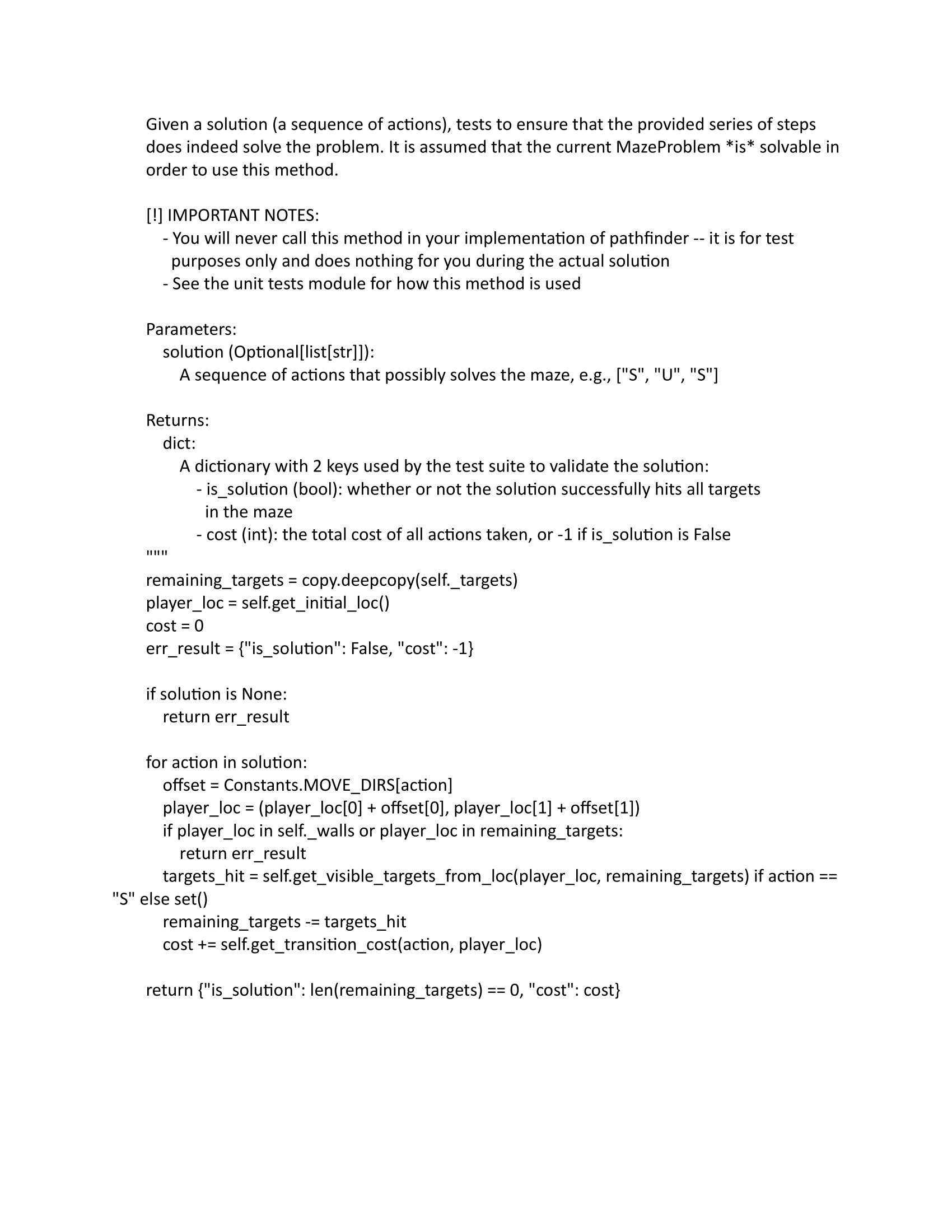 Solved Please adapt it to match the maze problemModify only | Chegg.com