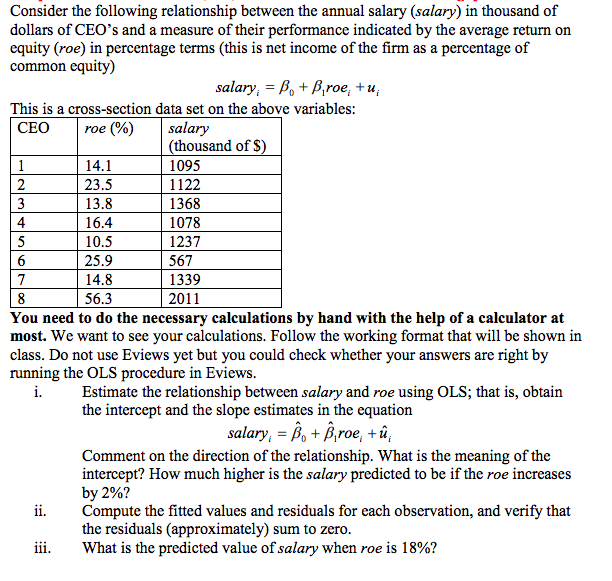 Solved Consider the following relationship between the | Chegg.com