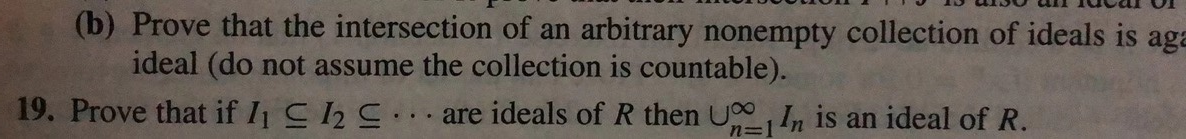 Solved (b) Prove that the intersection of an arbitrary | Chegg.com