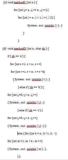 Solved What is the asymptotic complexity of the following | Chegg.com