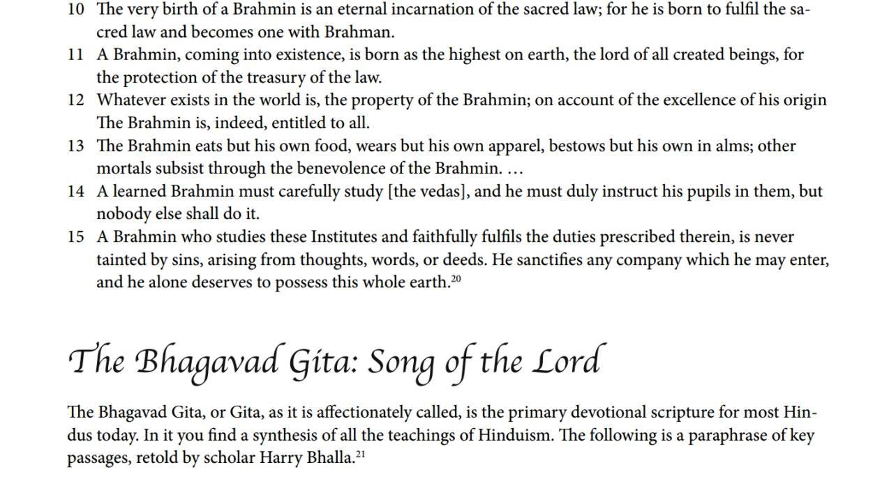 The Laws of Manu The Laws of Manu or Manusmriti, is | Chegg.com
