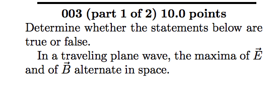Solved 003 (part 1 of 2) 10.0 points Determine whether the | Chegg.com