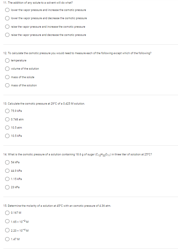 Solved 167 torr 157 torr 9.86 torr 205 torr 6.08 mmHg 527 | Chegg.com
