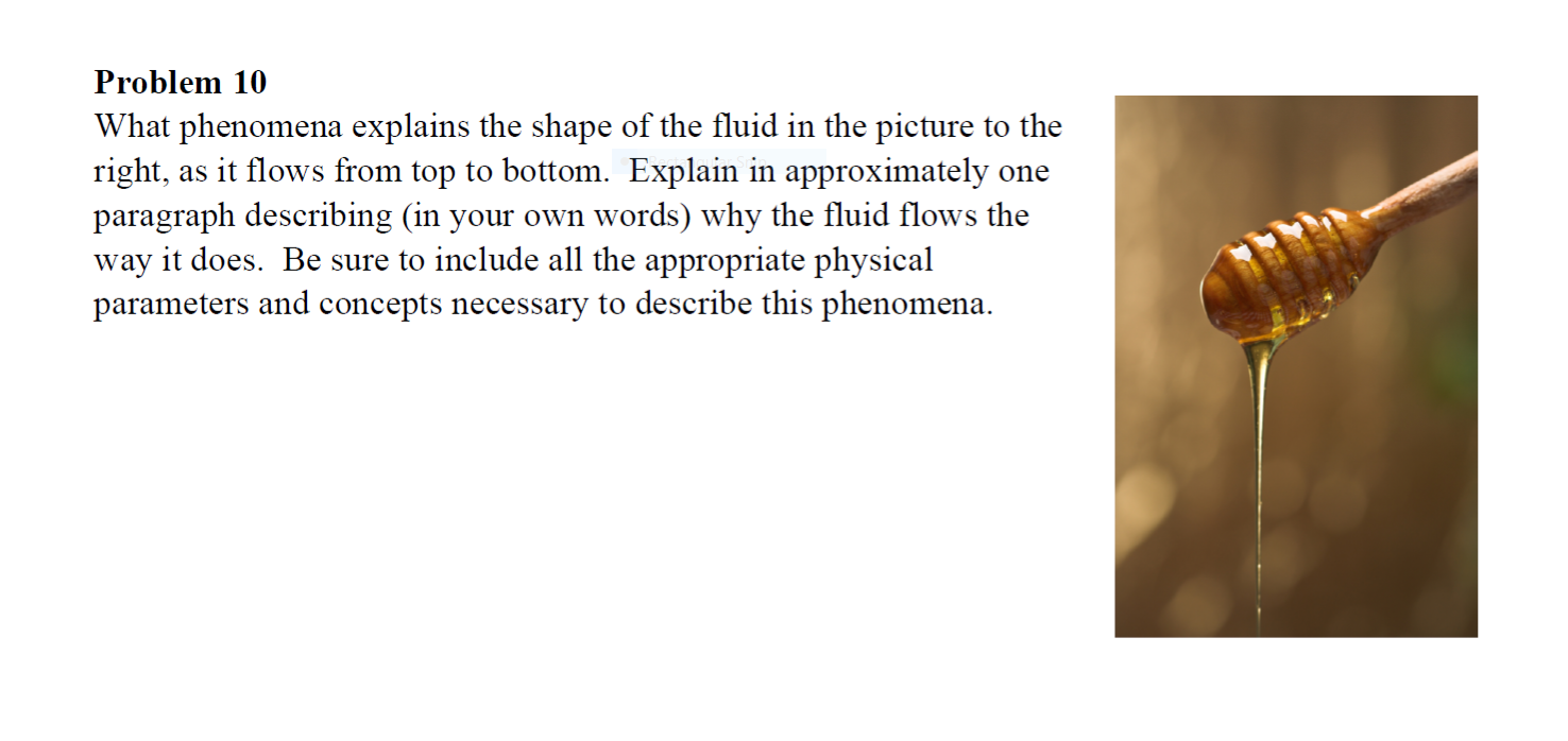Solved Problem 10 What phenomena explains the shape of the | Chegg.com