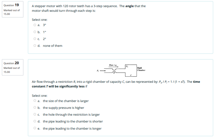 Solved A stepper motor with 120 rotor teeth has a 3-step | Chegg.com