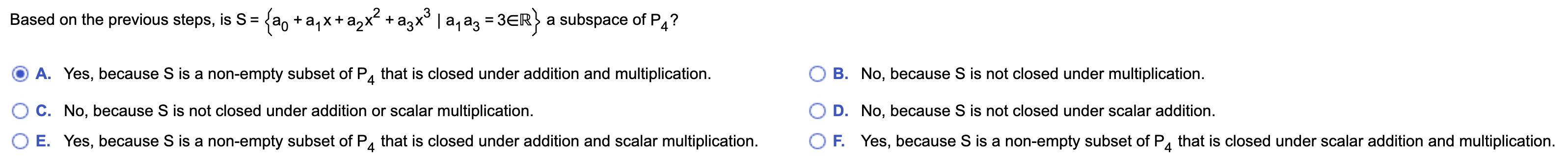 Solved Determine, with proof, whether the following subsets | Chegg.com