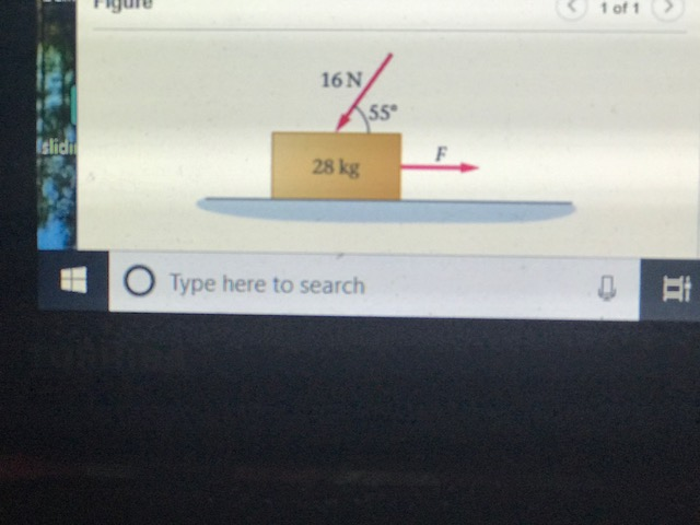 Solved What is the minimum horizontal force F needed to make | Chegg.com