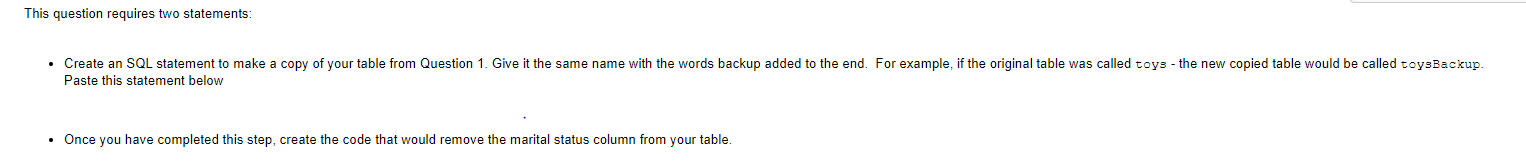 Solved Paste this statement below - Once you have completed | Chegg.com