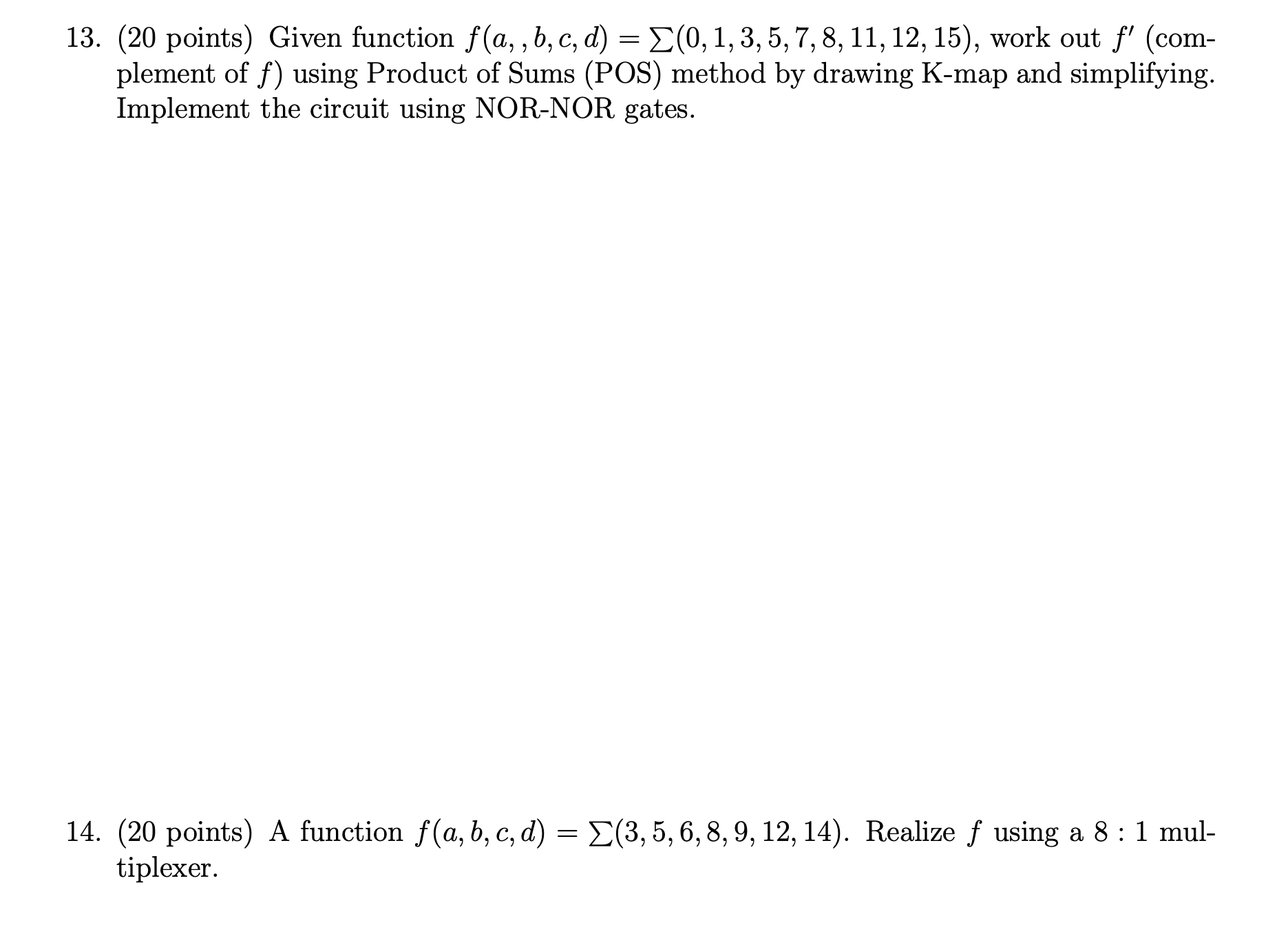 Solved (20 points) Given function | Chegg.com Solved (20 points) Given function | Chegg.com