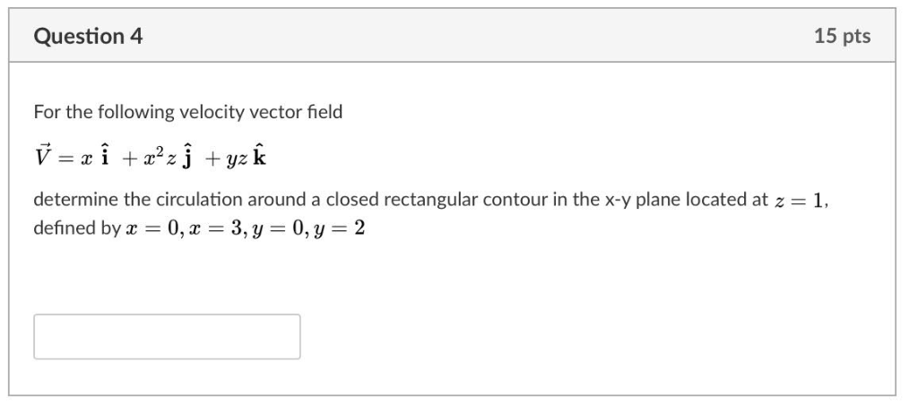 Solved Question 4 15 pts For the following velocity vector | Chegg.com Solved Question 4 15 pts For the following velocity vector | Chegg.com