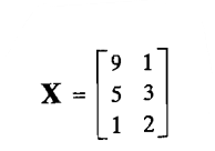 Solved X=⎣⎡951132⎦⎤Consider the data matrix X in Exercise | Chegg.com